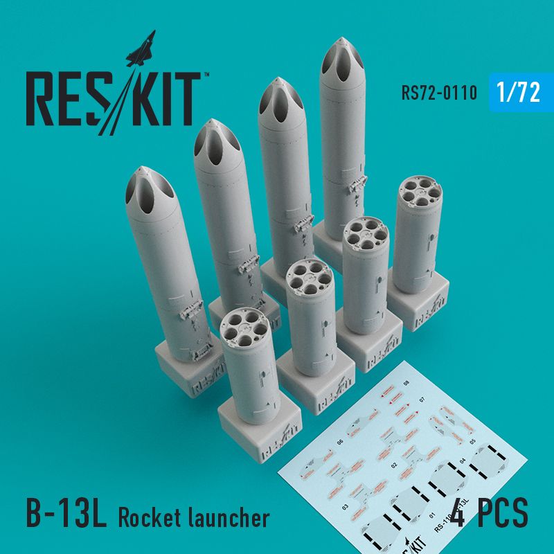 ResKit B-13L Rocket launcher 1:72 #RS72-0110