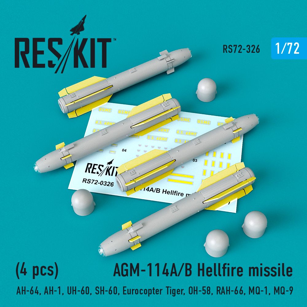 RES/KIT AGM-114A/B Hellfire 1:72
