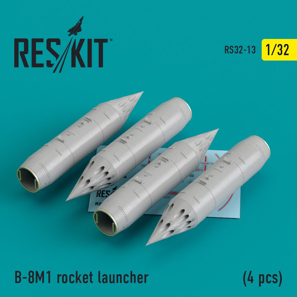 RES/KIT B-8M1 rocket launchers 1:32